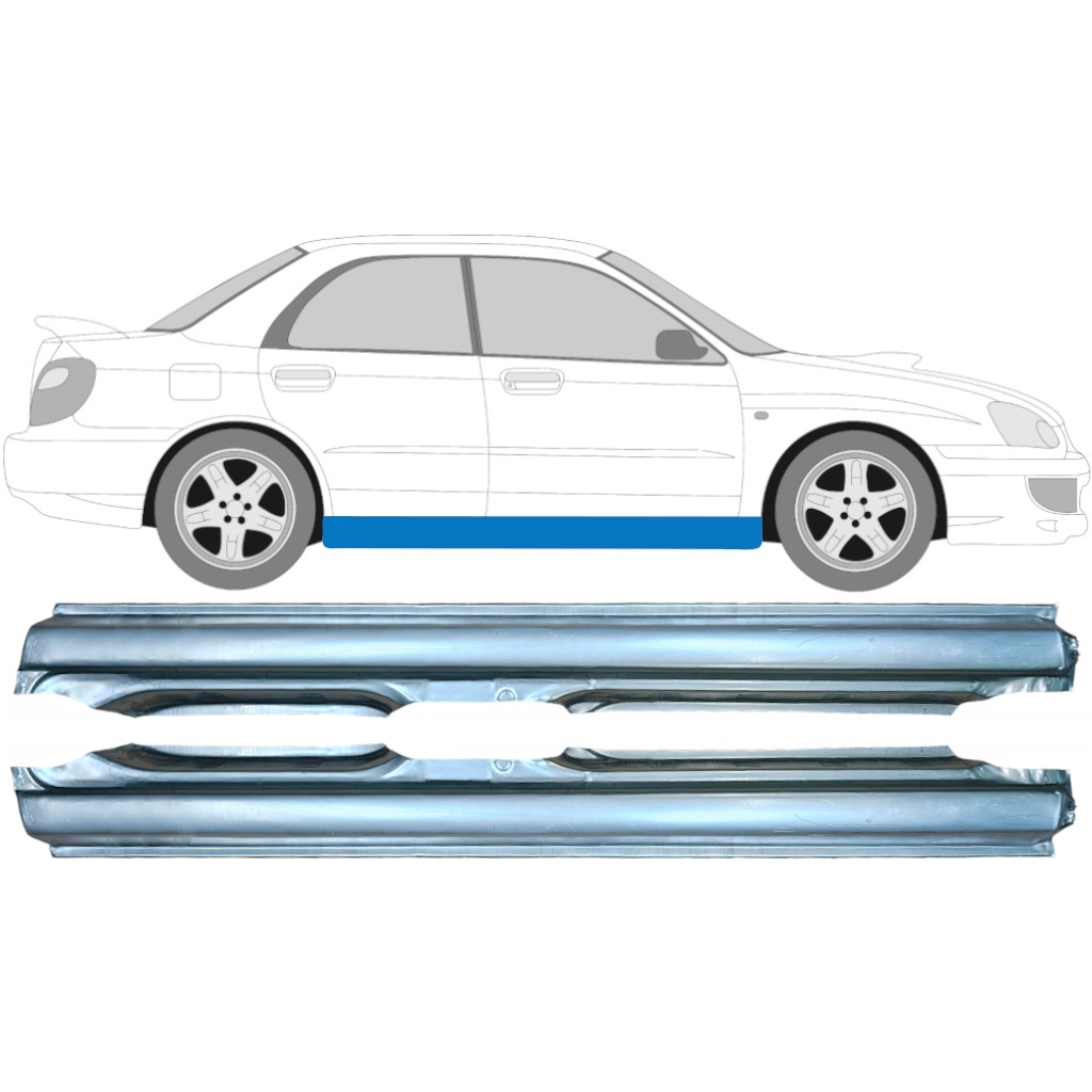 Slenkstis, Apatinė Už Subaru Impreza Gd 2000-2007 / Kairė + Dešinė ...